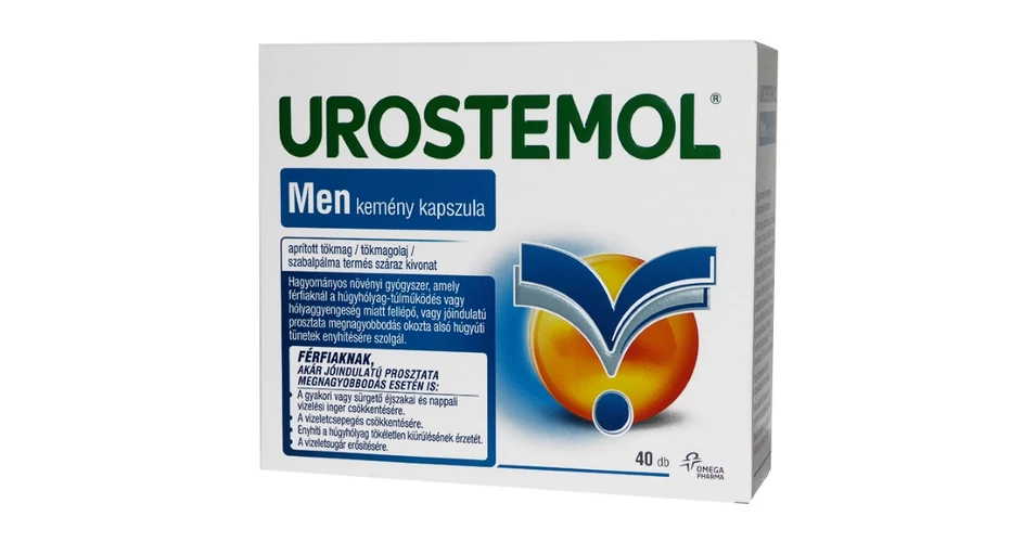Urostemol Men keménykapszula 40x - Prosztata védelme, potencia növelés ...